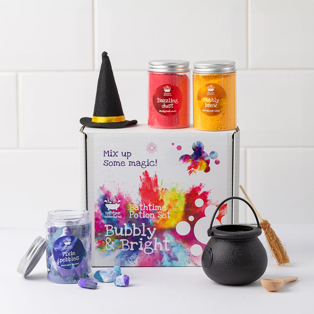 Bubbly & Bright Mini Potion Kit | Bathtime Adventures – Hooded Owls Ltd